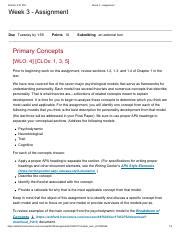 Week Assignment N Pdf PM Week Assignment Week Assignment Due Tuesday