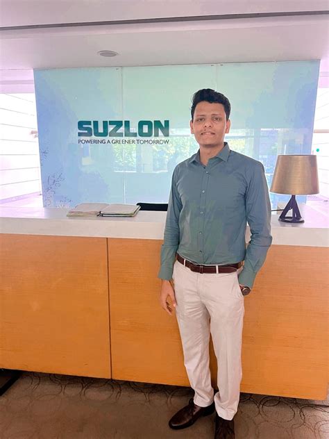 Anuj Date On Linkedin Suzlon Renewableenergy Internship Gratitude 66 Comments