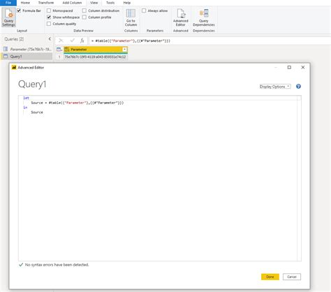 Solved Need Help With Using Parameter In Measure Microsoft Fabric Community