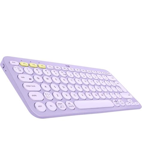 Logitech K380 Multi Device Bluetooth Keyboard Lavender Computers