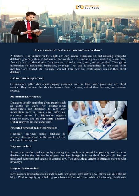 Real Estate Database Dubai Pdf