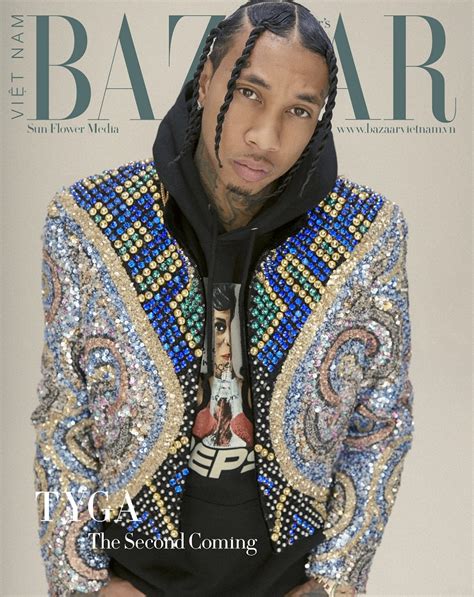 Rapper Gốc Việt Tyga Trên Harpers Bazaar Việt Nam