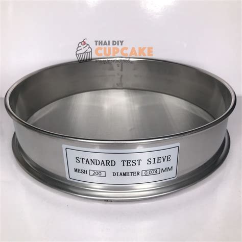 ตะแกรง กระชอน ร่อนแป้ง สแตนเลส 304 แบบ ทรงวงกลม 20 ซม ขนาด 10 400 เมส เลือกได้ 1 ชิ้น