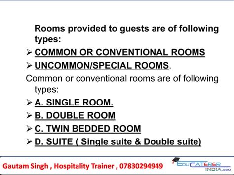 Types Of Room And Its Layout PDF Hotels And Motels Travel Type