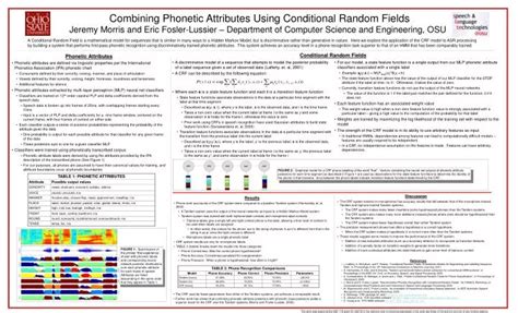 Ppt Combining Phonetic Attributes Using Conditional Random Fields