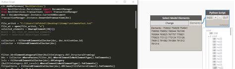 Filter Structural Beams From Selected Elements Developers Dynamo