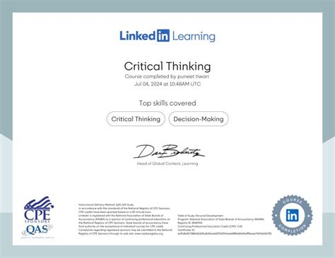 puneet tiwari on linkedin certificate of completion