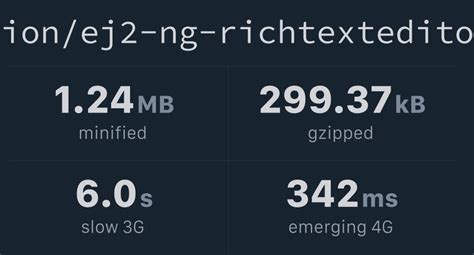 Syncfusionej2 Ng Richtexteditor Bundlephobia
