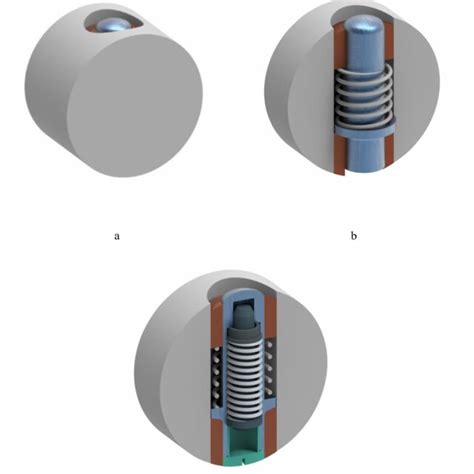 A Orthographic Projection B Half Section View C Complete Cut