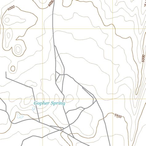 Gopher Spring Az 2018 24000 Scale Map By United States Geological