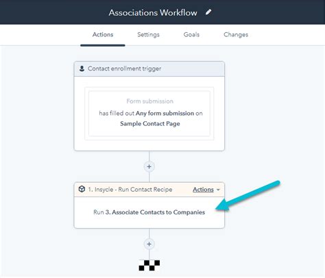 how to add associations in hubspot workflows