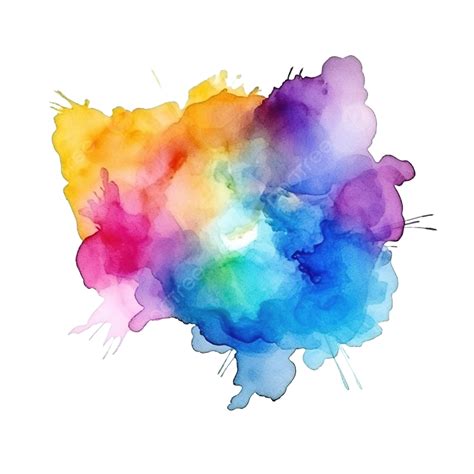 수채화 얼룩 화려한 수채화 얼룩 브러시 Png 일러스트 및 이미지 에 대한 무료 다운로드 Pngtree