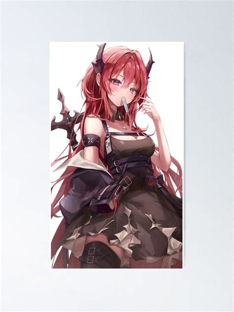 Hot Surtr Arknights Sexy Lewd Tits Anime Hentai Dragon Girl Gothic Lolita Zettai Ryouiki