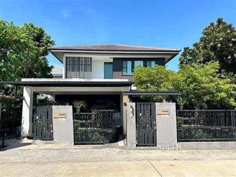 ให้เช่าบ้านเดี่ยวบ้านมัณฑนาบางนา กม 7 มี2ชั้น 4 นอน3 น้ำ 1เอนกประสงค์ ตกแต่งสวยเฟอร์ครบเช่า75000