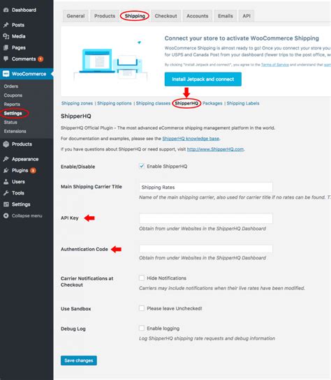 How To Connect Shipperhq To Your Website Shipperhq Docs