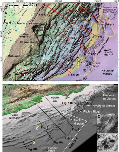 A Bathymetry And Major Tectonic Structures Of The Central Section Of Download Scientific