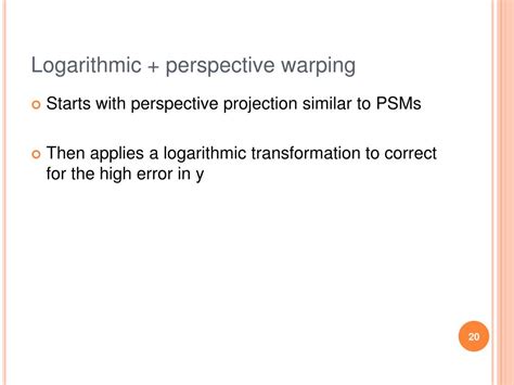 PPT Real Time Rendering Paper Presentation Logarithmic Perspective Shadow Maps PowerPoint