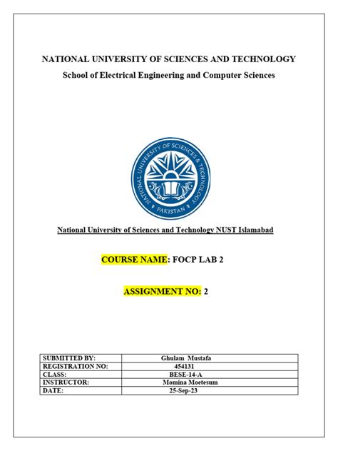 Assignment No 2 Pdf