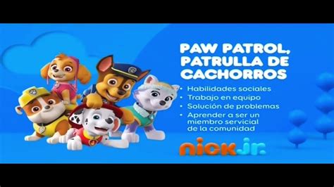 Nick Jr Latin America Paw Patrol Patrulla De Cachorros Curriculum