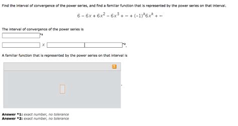 Solved Find The Interval Of Convergence Of The Power Series
