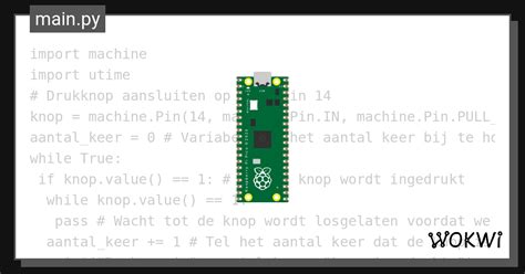 knop teller wokwi esp32 stm32 arduino simulator