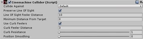 Cinemachine Collider Problem Unity Engine Unity Discussions