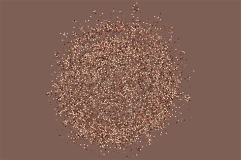 Circle Created From Brown Dots Graphic By AnnArtshock Creative Fabrica