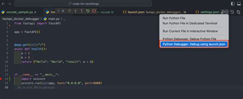 vscode cursor とfastapiでデバッガを使う