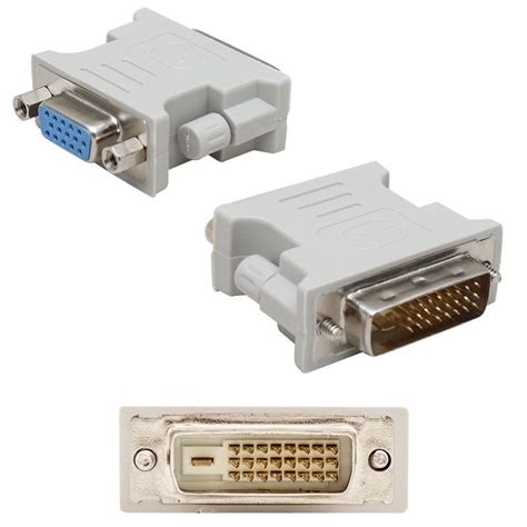 Dvi Male To Vga Female Converter White 24 1 Quality Atila