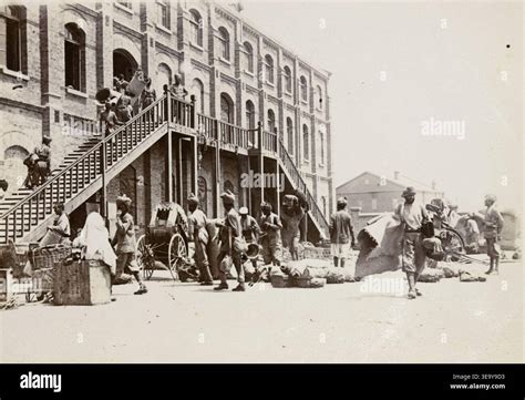 This Circa 1900 Photograph Shows Members Of The Hong Kong Regiment