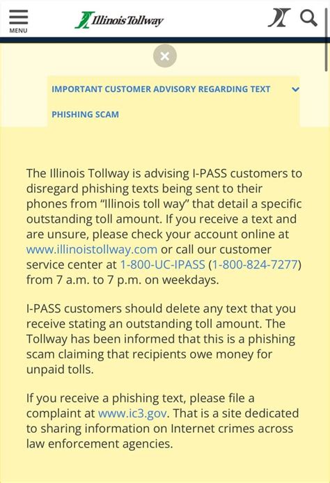New Ipass Tollway Scam Rscams