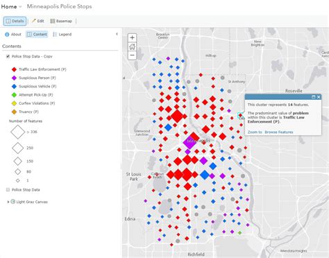 Clustering In Arcgis Online Enables Data Exploration September 2017