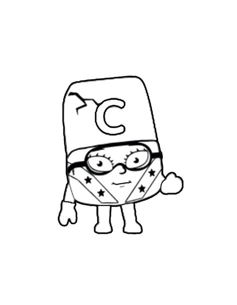 Alphablocks Letter Y Coloring Page Free Printable Pdf