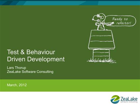 test and behaviour driven development tdd bdd ppt