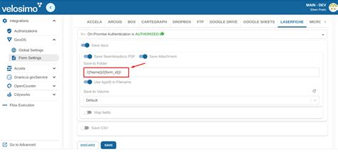 Configure Seamlessdoc Form To Laserfiche