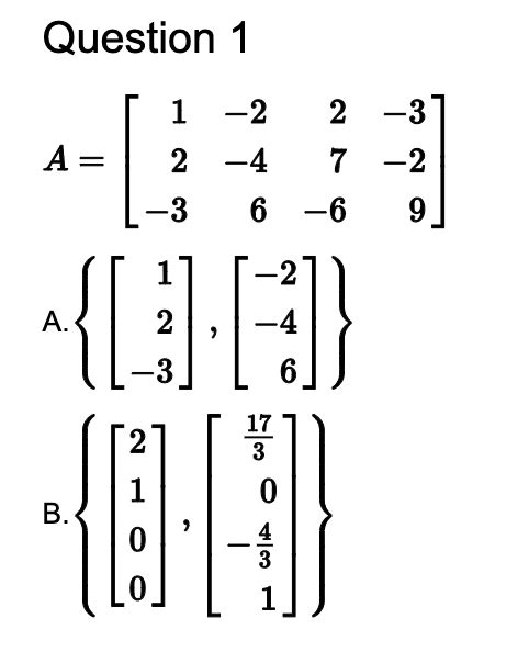 Solved Answer All Required Select The Answer With A Basis Chegg Com