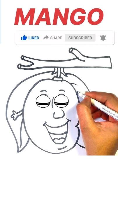 Cute Mango Drawing Shorts Shortvideo Youtube