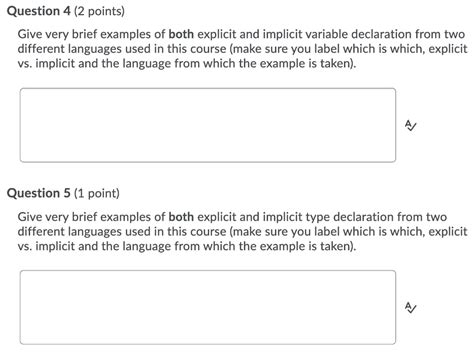 Solved Question 4 2 Points Give Very Brief Examples Of