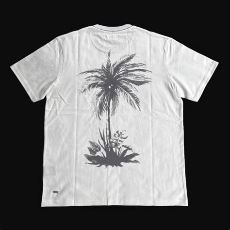 Jual Baju Kaos Rucas Hand Painted Palm Tree T Shirt Premium Free