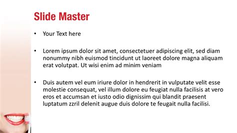 Healthy Teeth Powerpoint Templates Healthy Teeth Powerpoint