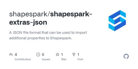 Github Shapesparkshapespark Extras Json A Json File Format That Can Be Used To Import