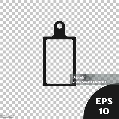 투명 한 배경에 격리 된 검은 색 도마 아이콘입니다 도마 기호입니다 벡터 일러스트레이션 가정 생활에 대한 스톡 벡터 아트 및 기타 이미지 Istock