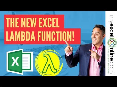 LAMBDA Function In Excel Create Custom Functions In Excel MyExcelOnline