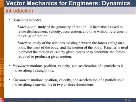 Chapter 11 Kinematics Of Particles Ppt Chapter 11 Kinematics Of Particles Ppt