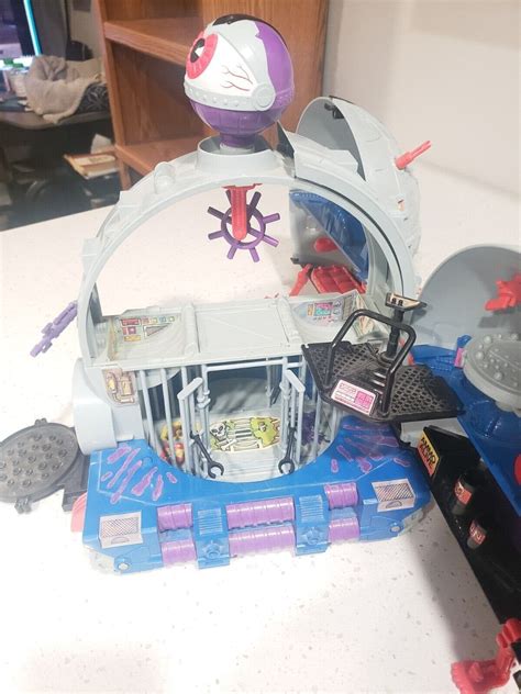 Tmnt Technodrome 100 Complete 1991 Vintage Bonus Ooze Turtle And Blueprints 4595810845