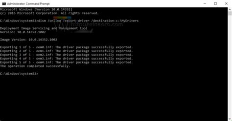 how to backup drivers in windows 10 using dism
