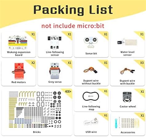 Elecfreaks Microbit 32 In 1 Wonder Building Bricks Coding Kit