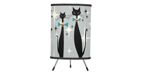 Retro Atomic Era Mid Century Modern Cool Cat Tripod Lamp Zazzle