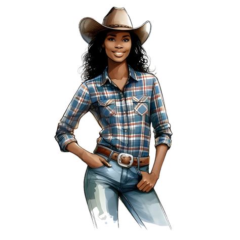 African American Cowgirl Clipart African American Cowgirl Png Cowgirl