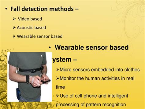 PPT FALL DETECTION USING SMS ALERT PowerPoint Presentation Free Download ID 3857175